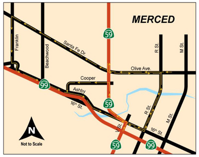 Caltrans Traffic Advisory for Merced County: Full Highway Closure of ...