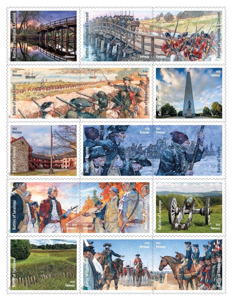 Postal Service to Issue Stamps of Historic Battlefields of the American ...