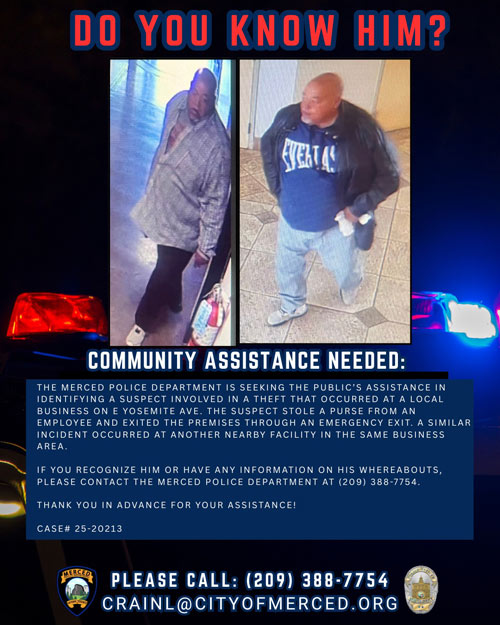 Police Seeks Public’s Help Identifying Suspect Wanted for Thefts from ...