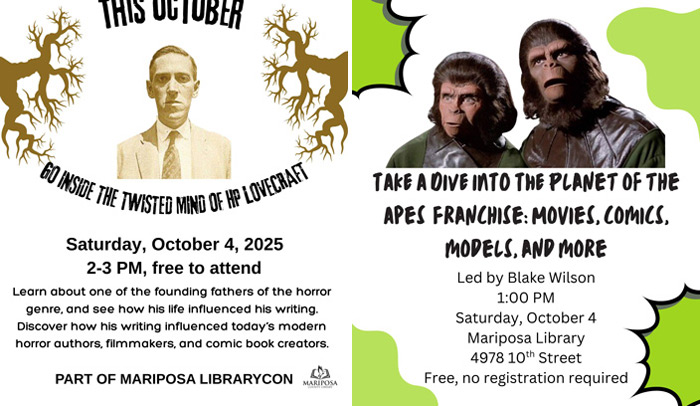 Mariposa County Library Announces First Ever "Library Con" to be Held ...