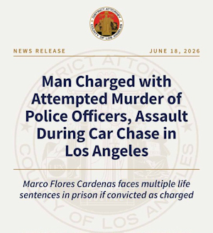 Man Charged with Attempted Murder of Police Officers, Assault During ...